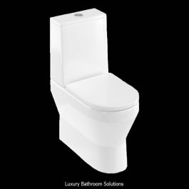CURVE 2 - Luxury Designer Rimless Close Coupled Toilet (Fully Back to Wall)